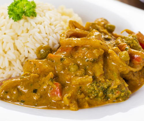 Vegetable Curry & Rice | Lunchtime
