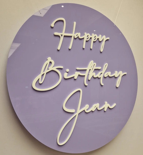 Acrylic Text - Single Layer | Nancy Loves | Acrylic lettering | Acrylic ...