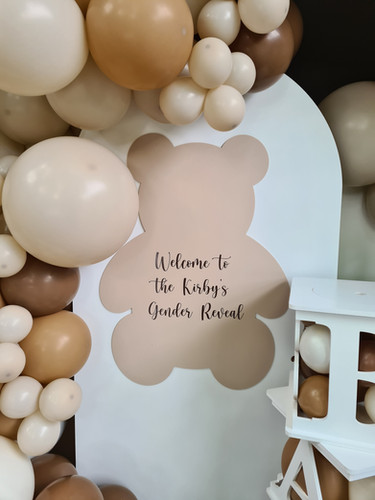 Acrylic Teddy Bear sign | Nancy Loves | Acrylic signs | Perspex signs ...