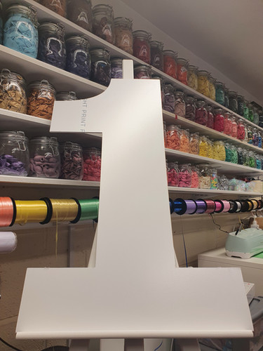 Giant number signs | Nancy Loves