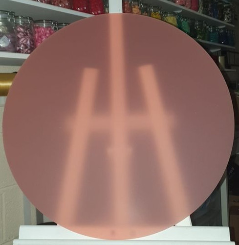 Nancy Loves: Frosted Pink Blush Perspex Discs | Premium Acrylic
