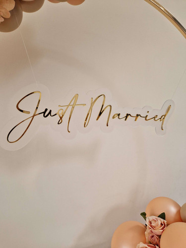 Moongate Double Layer Acrylic | Nancy Loves | Acrylic | 3D Lettering ...