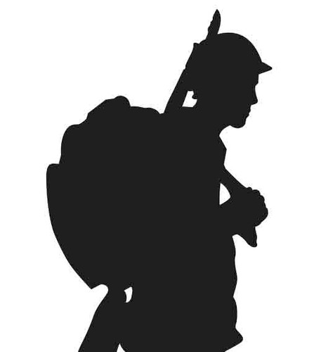 Soldier silhouette SC862 | Nancy Loves | Soldier | Rembrance