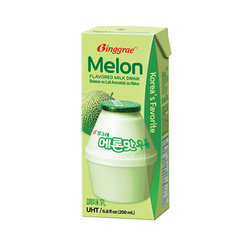 Binggrae Melon Flavour Milk Drink 200ml*6/EXP:27/01/2026 | WeCart