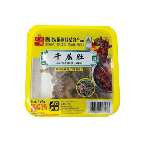 Tian Fu Frozen Layered Beef Tripe 210g | WeCart