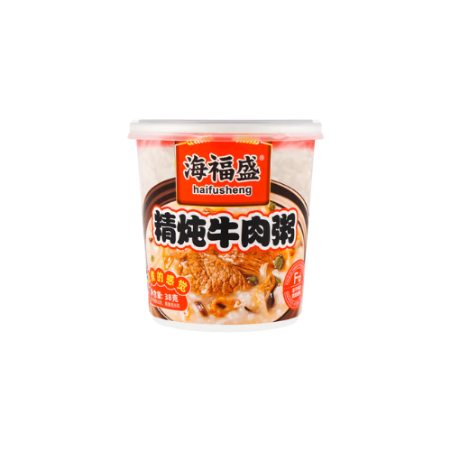 Hai Fu Sheng Beef Instant Porridge 38g | WeCart