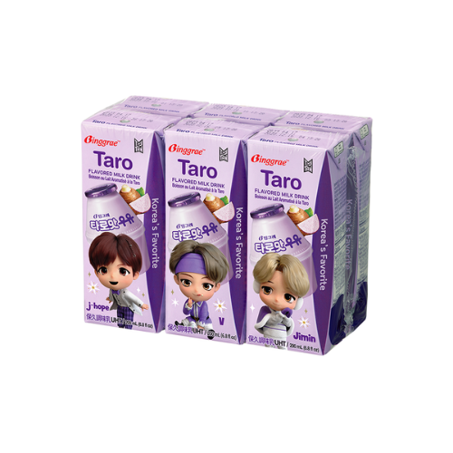Binggrae Taro Flavored Milk Drink 200ml*6 pack | WeCart