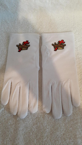 Cyrene - Guild - Crusaders - Lady Knights logo emblem cotton gloves ...