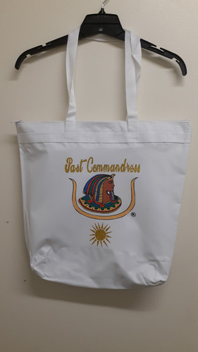 Past Commandress DOI PHA Daughter logo with sundial zipper closure tote ...