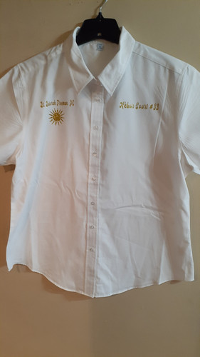 Past Commandress Daughter DOI Oxford style button up short sleeves ...