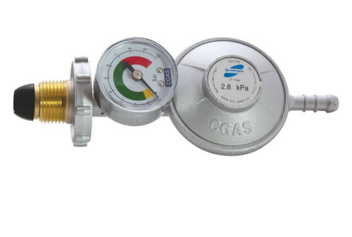 Safegas Bullnose Gas Regulator with gauge | Nielban Energy