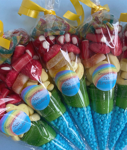 Rainbow Sweet Cones | Isabel's SweetTreats