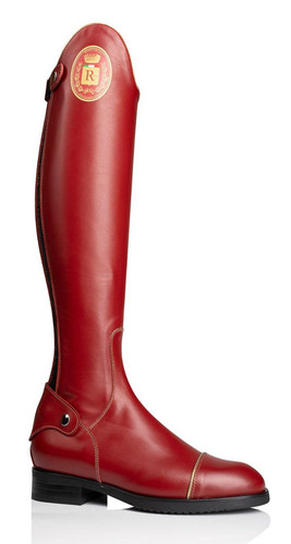 Classic Boot with logo and back zipper - 0570/12 | Romitelli Boots USA