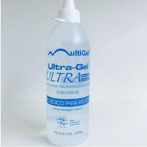 GEL P/ULTRASSOM MULTIGEL 250g INCOLOR | LUIMED Distribuidora