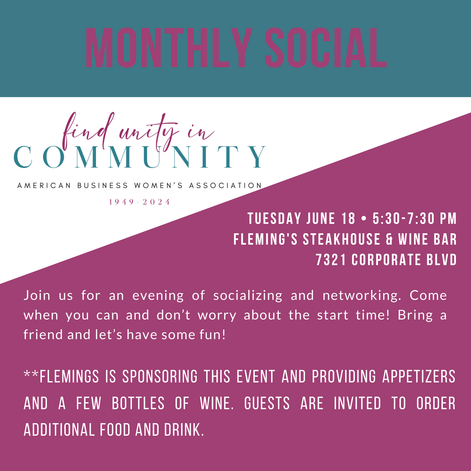 June Social | Abwa