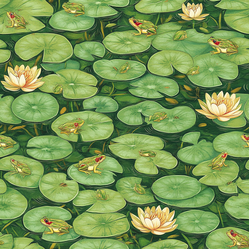 Frogs on lily pad | BangBang