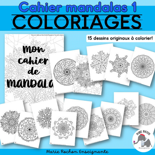 Cahier de Mandalas à imprimer 1 – Activité calme et créative pour ...
