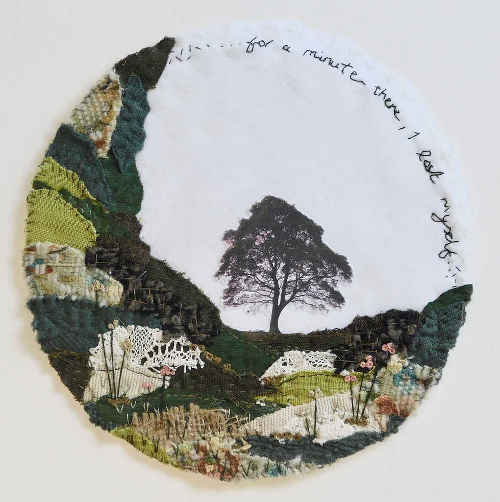 Sycamore Gap Textile Collage Kit | JKinnersleyTextiles