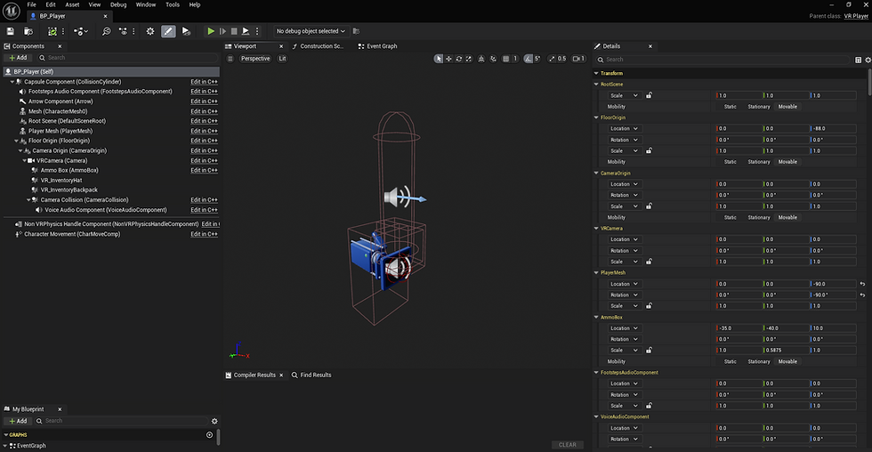 Guide: VR Player Locomotion in Unreal Engine 5 with the Head Mounted VR Plugin