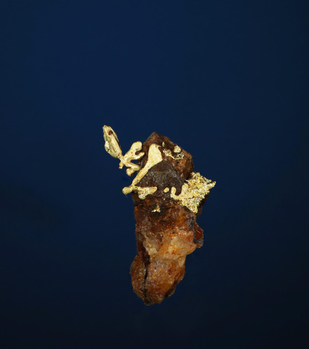 Crystallized Gold on Quartz Matrix - Colorado Quartz Mine, Mariposa ...