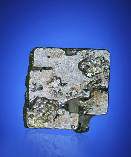 Native Platinum Crystal Flat Cube - Konder Massif, Russia | StellarRite