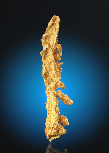 Wire Gold Spinel Twin Crystal - El Dorado County, California | StellarRite