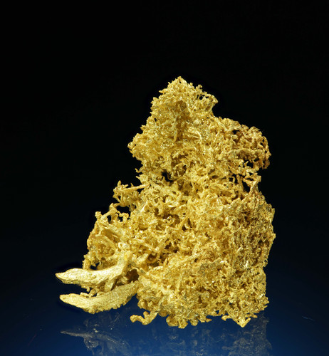 Wire Gold Crystals - Belshazzar Mine, Quartzburg Mining District, Boise ...