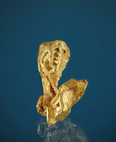 Spinel Twin Octahedral Gold Nugget - Dublin Gulch, Mayo District Canada ...