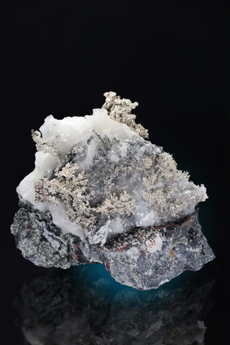 Dendritic Native Silver on Calcite Matrix Bou Azzer, Morocco | StellarRite
