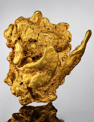 Thick Wire Worn Gold Nugget | StellarRite