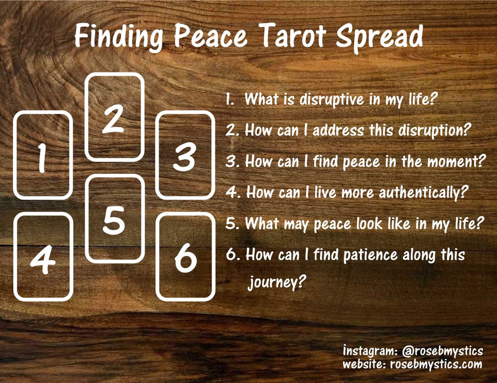 Finding Peace Tarot Spread