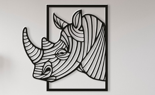 Rhino Wall Art | Cab Tech