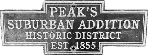 Peak's Addition Street Sign Topper | peaks-addition