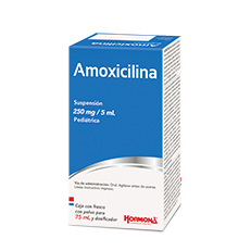 AMOXICILINA Hormona suspension pediatrica. 250 MG/5 ML. | Farmacias ...