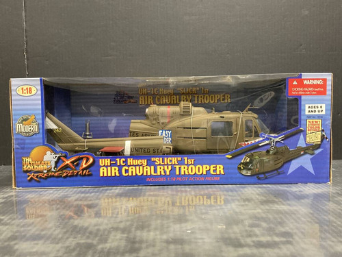21st Century Toys 1/18 UH-1C Huey SLICK 1st AIR CAVALRY TROOPER | 바로조인