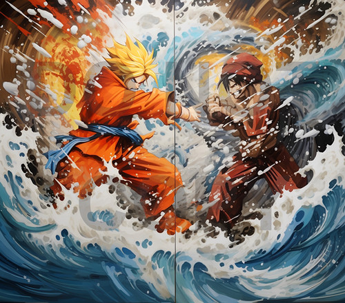 GOKU STAINED GLASS | Infinity Designz Co.