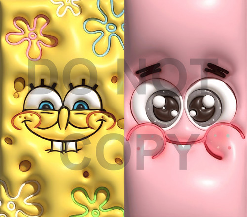 SpongeBob & Patrick | Infinity Designz Co.