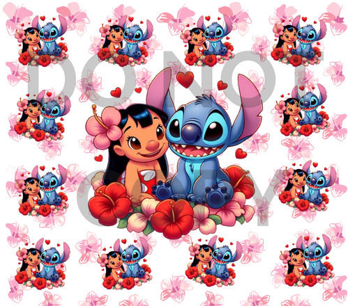 LILO STICH ALOHA LOVE | Infinity Designz Co.
