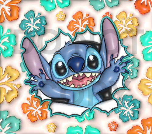 3D Puff Hawaiian Stitch | Infinity Designz Co.