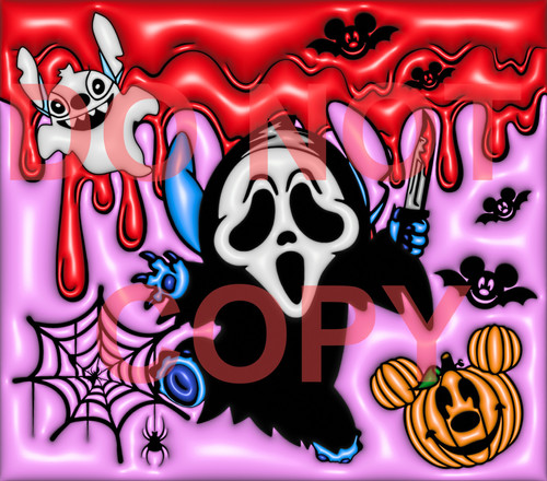 Pink Stitch Ghostface | Infinity Designz Co.