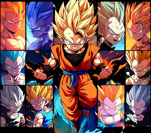 DRAGON BALLZ COLLAGE | Infinity Designz Co.
