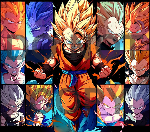 DRAGON BALLZ COLLAGE | Infinity Designz Co.