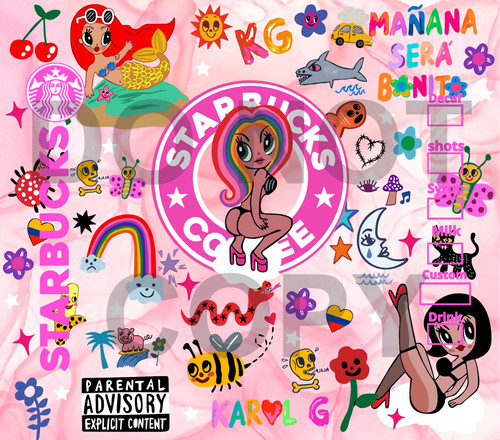 Karol G Starbucks | Infinity Designz Co.
