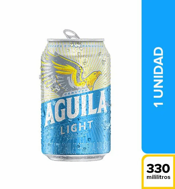 Cerveza Aguila Light unidad 330ml | TIENDAS 24/7 CANCHA