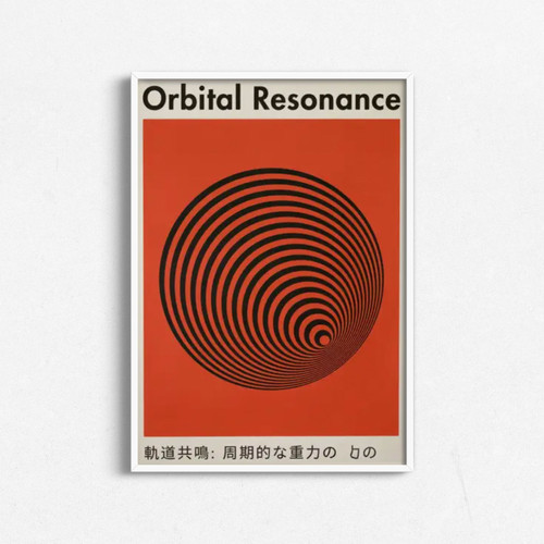 Orbital Resonance – Abstract Optical Art | Artboard co.