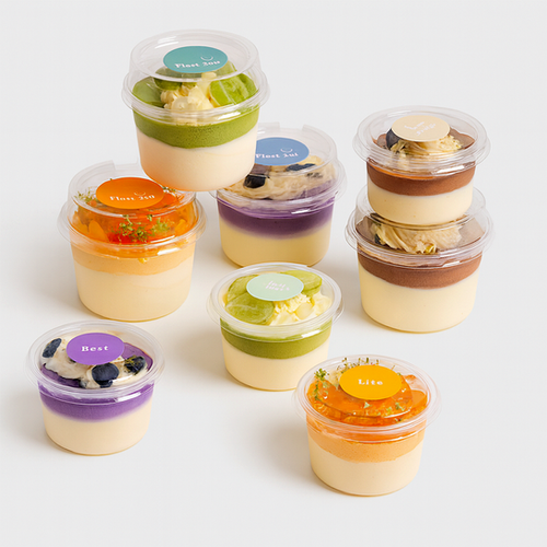 Vasos De Lujo Para Postres Pudin Boxi 250ml 8oz | dilitools