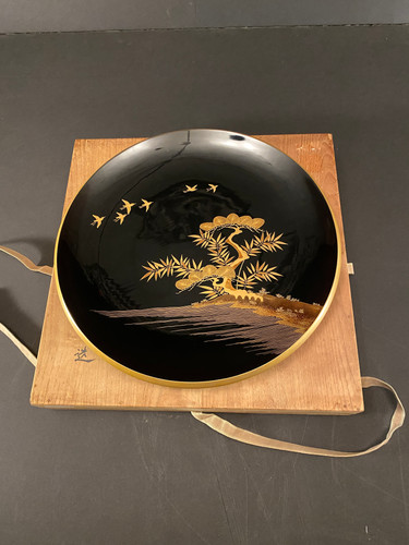 Lacquer Plate [DW-P 1031] | Kyoto Art & Antiques