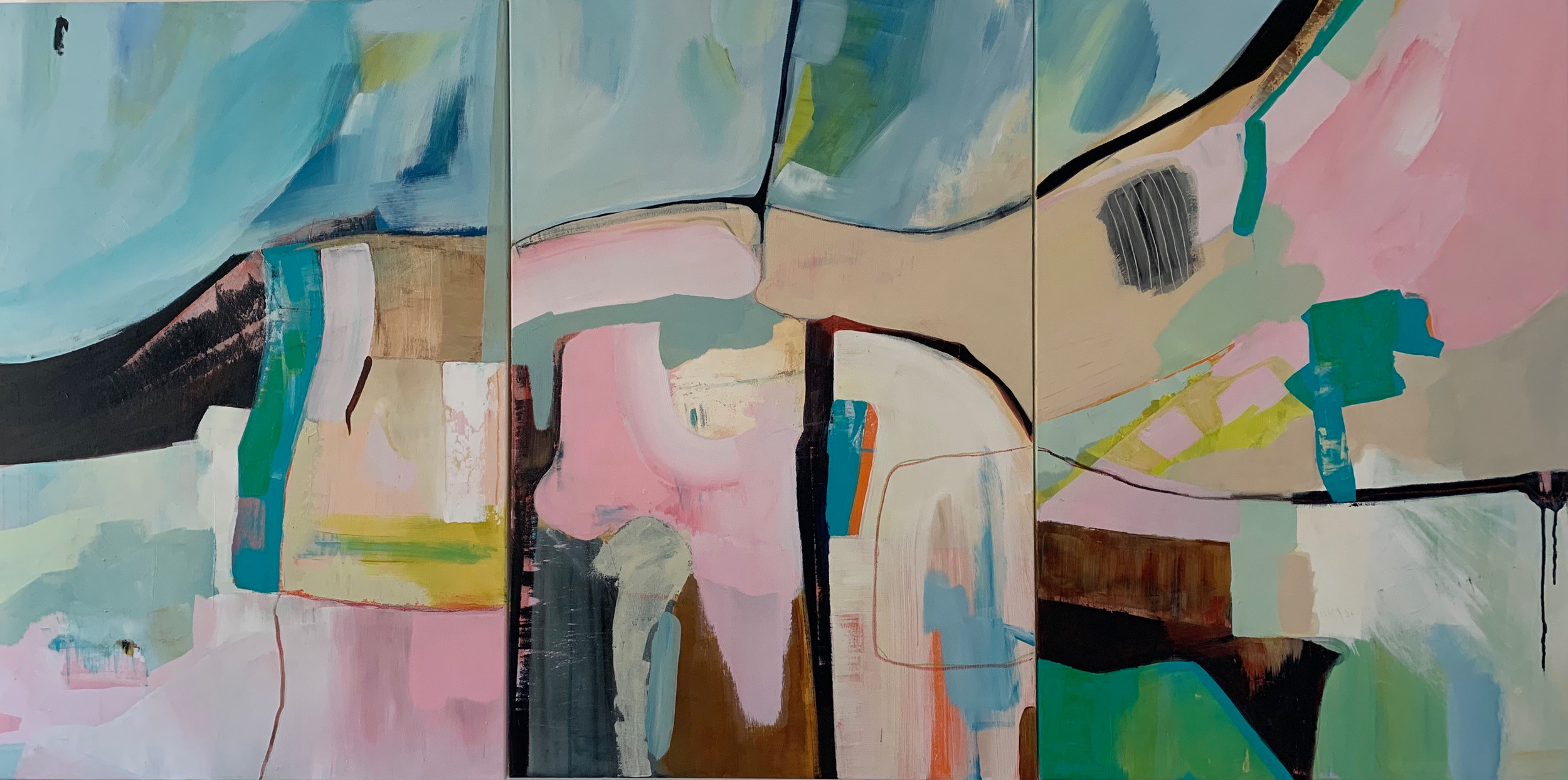 Sharon Harvey Art | Contemporary Abstract Landscape Painter | Wales