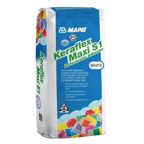 Mapei Keraflex Maxi S1 Tile Adhesive 20kg Bag | Pavers Plus