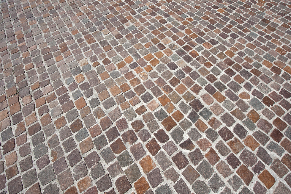 Italian Porphyry Cobblestone 100x100x40-60mm | Pavers Plus